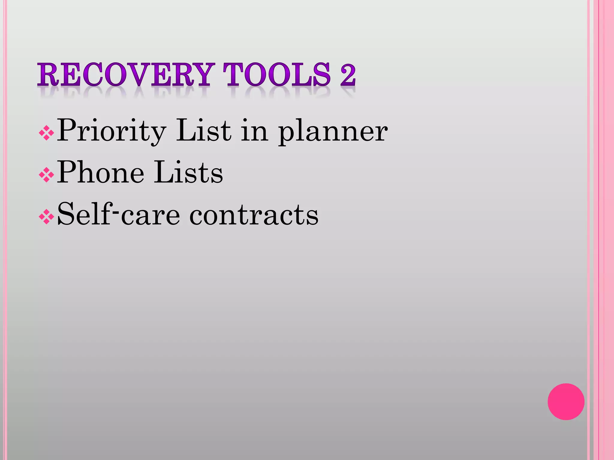 Women In Recovery Maslows Needs and Wants | PPTX