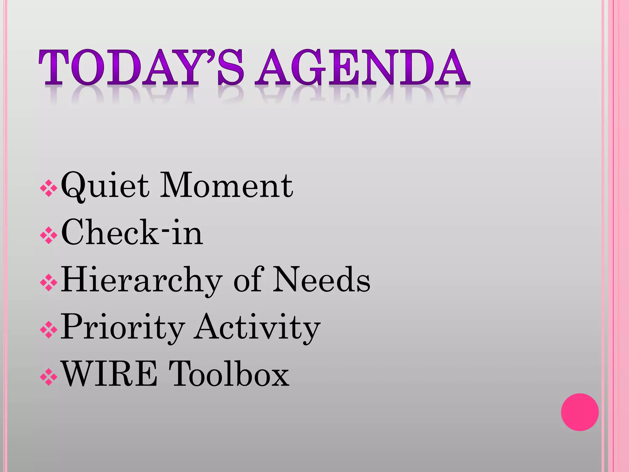 Women In Recovery Maslows Needs and Wants | PPTX