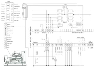 Wiring Diagram DSE 4520 AMF Controller | PDF
