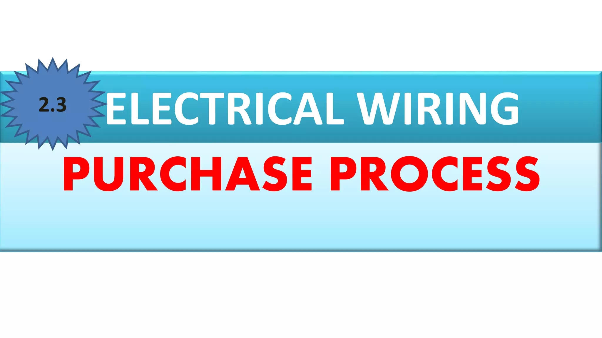Wiring ch 2.3 purchase process | PPTX