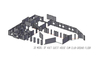 Wiring design of kuet guest house cum club building ground floor | PDF
