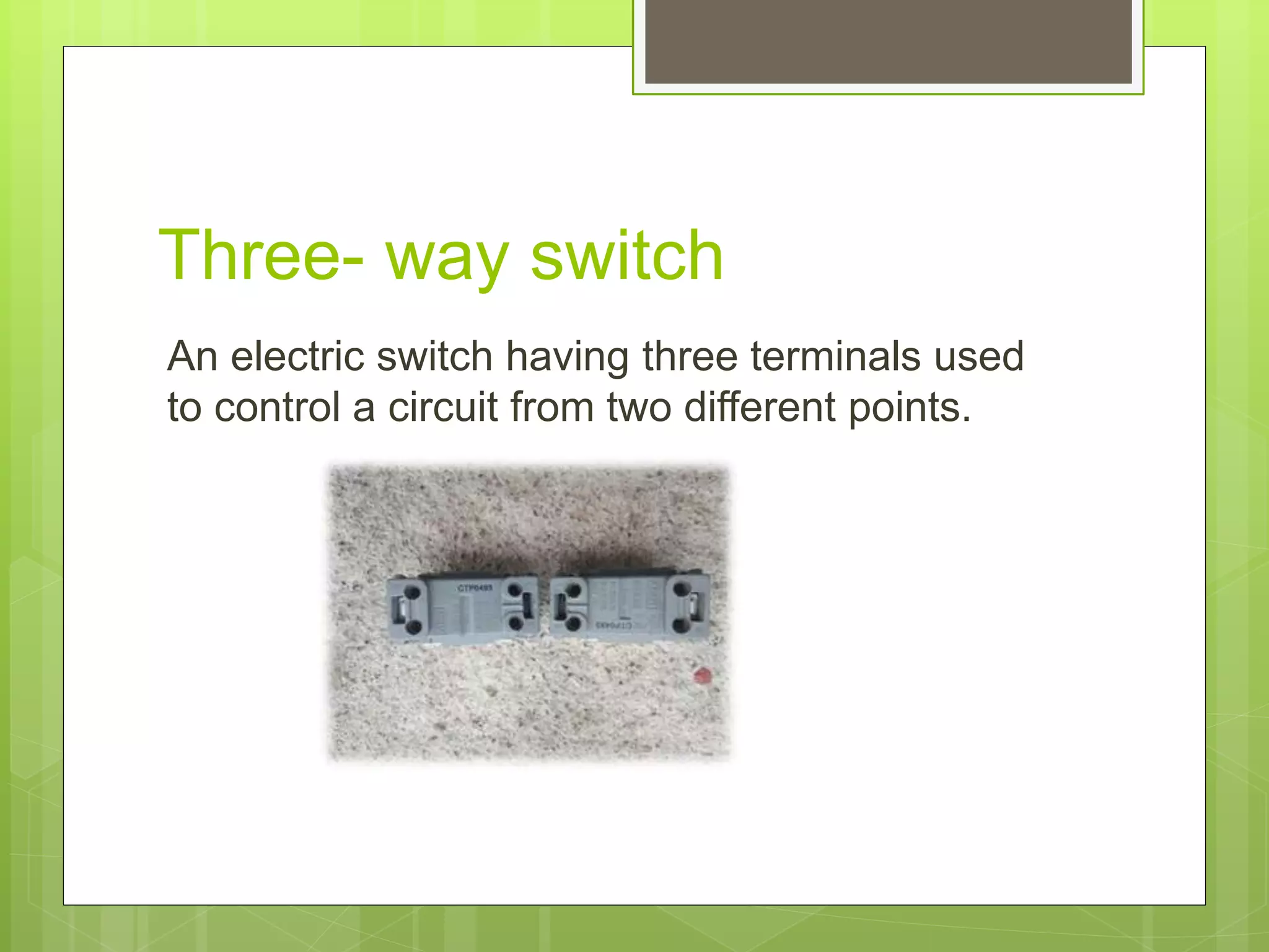 Wiring devices | PPTX