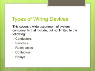 Wiring devices | PPT