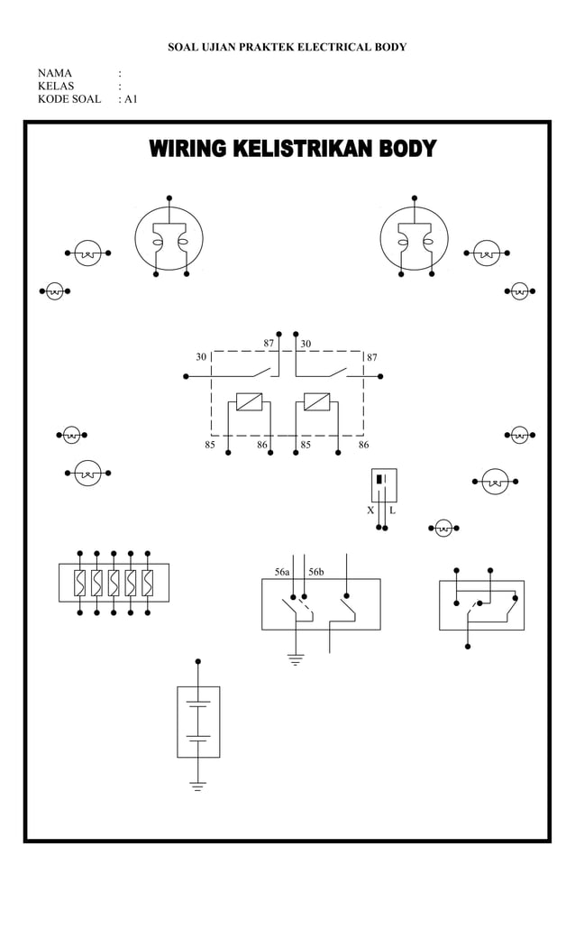 Wiring kelistrikan body | DOC