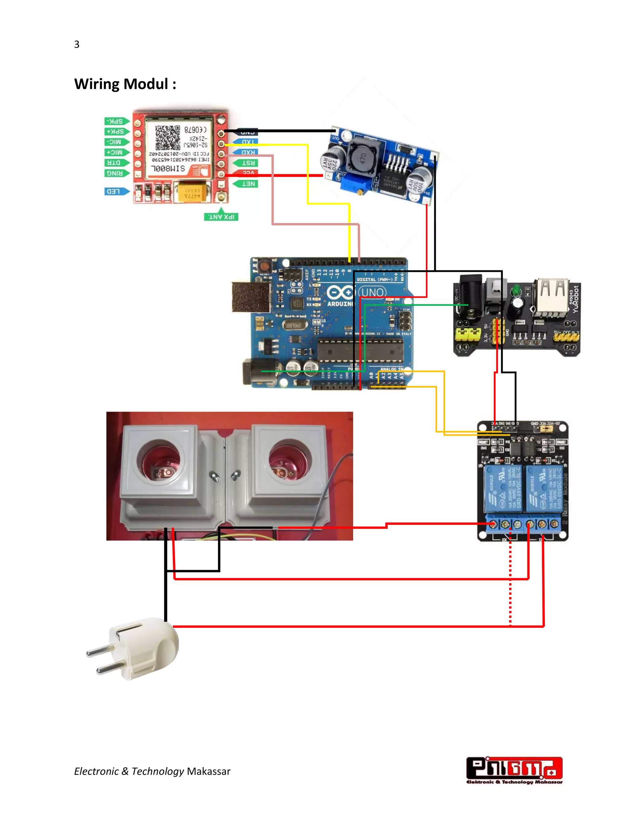 Wiring Modul Kontrol Lampu Via Sms Main Control Arduino Uno Pdf