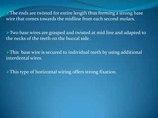 Wiring techniques in maxillofacial surgery | PPTX