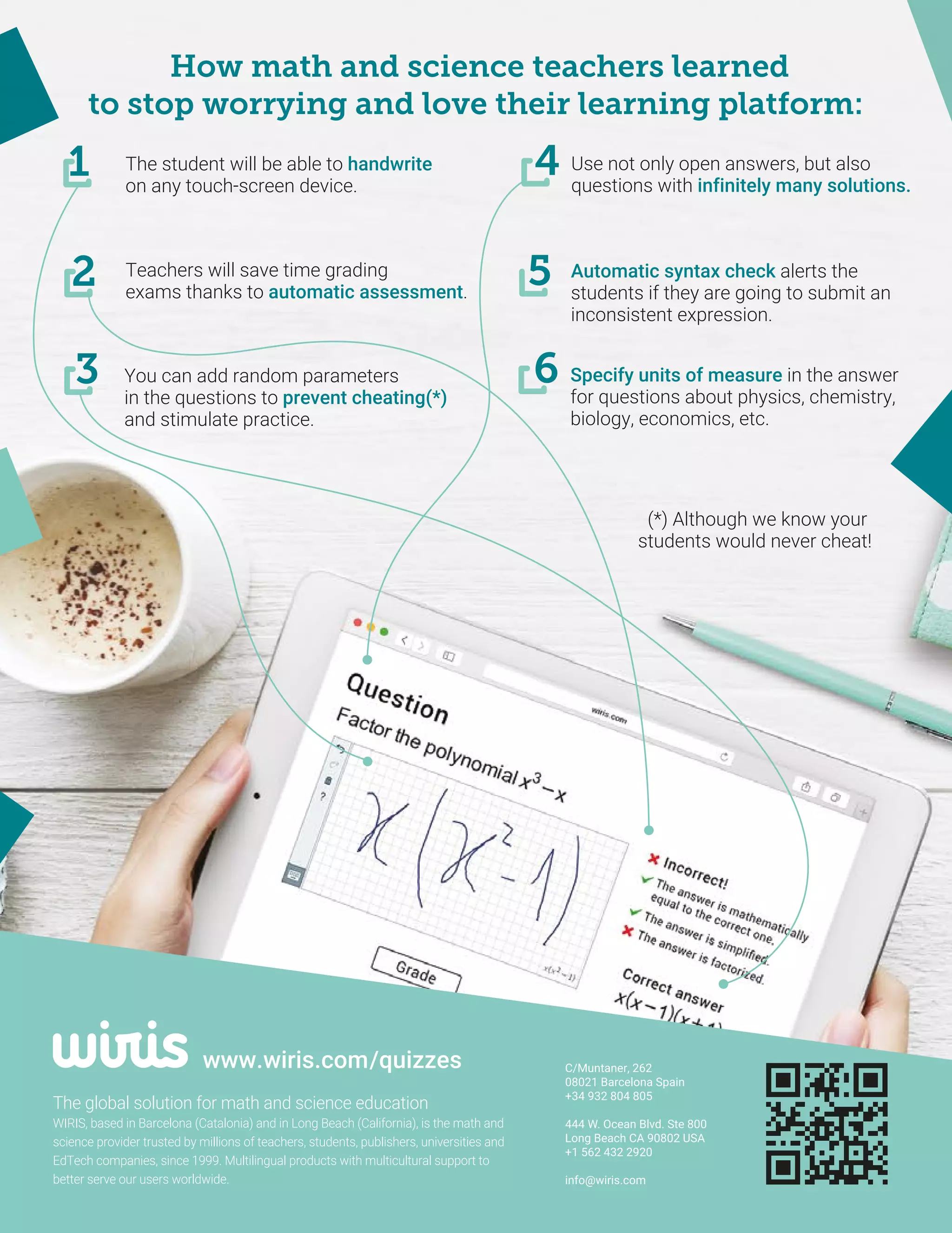 Wiris Quizzes by WIRIS | PDF