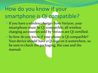wireless charging in phones | PPTX