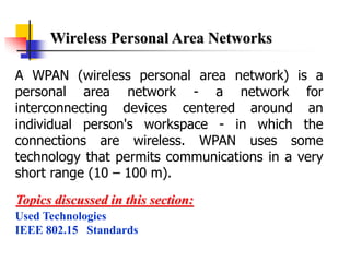 Wirless Parsonal Area Networks.ppt