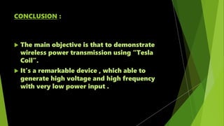 Wirless power transmission | PPTX