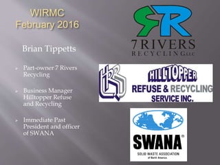 Mattress Recycling presentation at WIRMC | PPTX