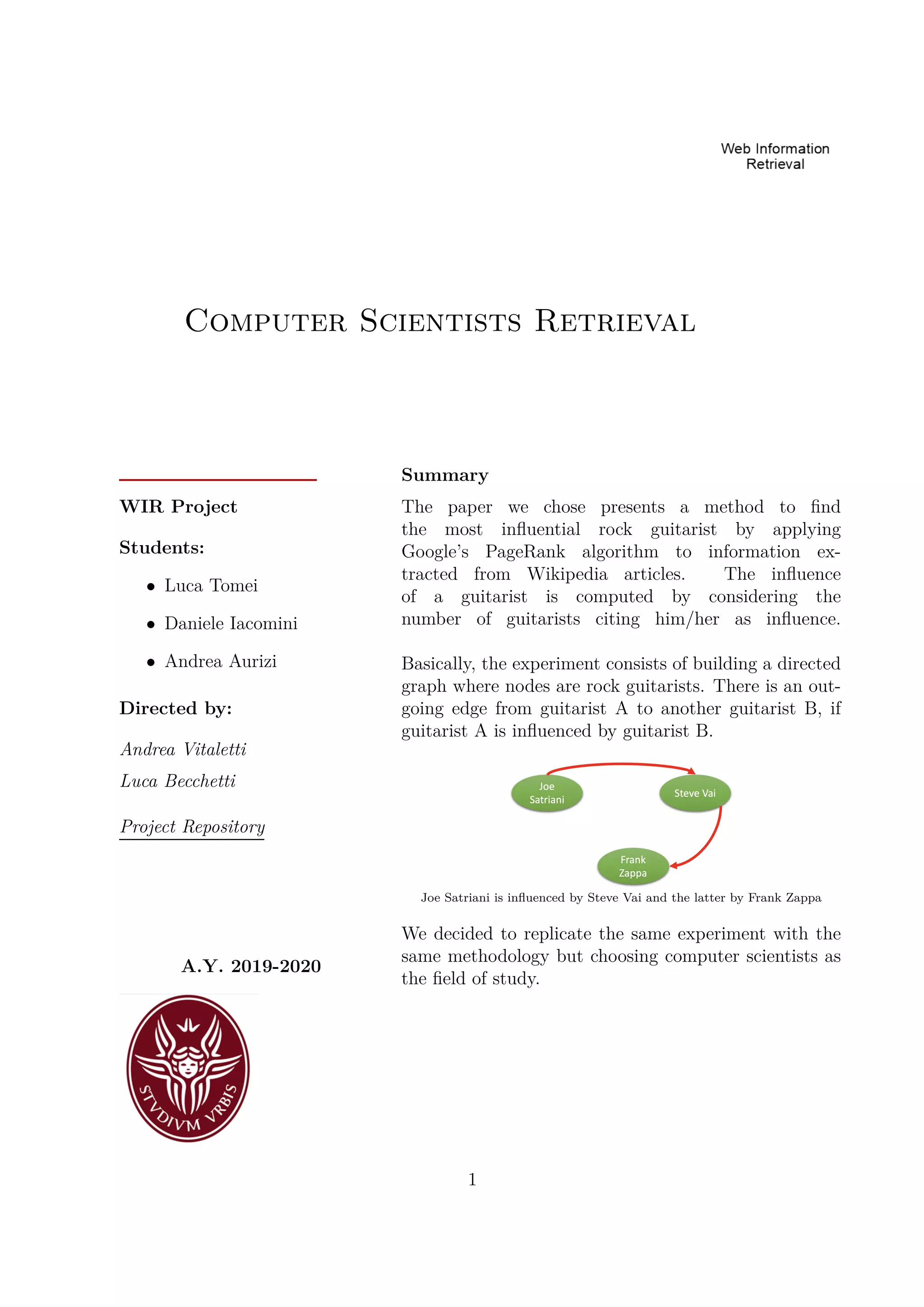 Computer Scientists Retrieval - PDF Report | PDF | Databases | Computer Software and Applications