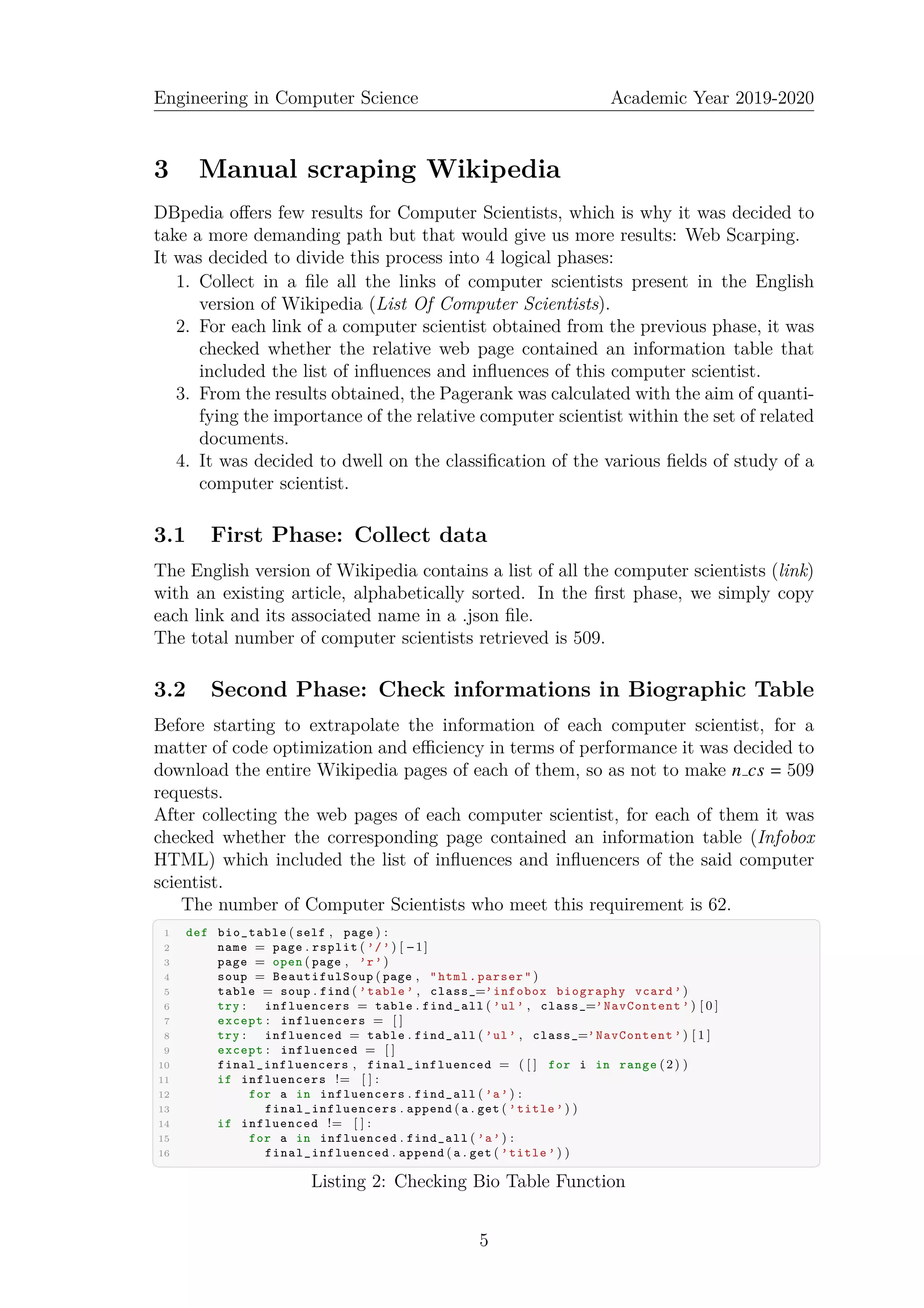 Computer Scientists Retrieval - PDF Report | PDF | Databases | Computer Software and Applications