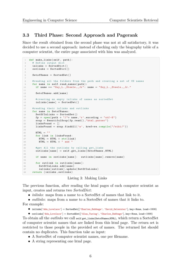 Computer Scientists Retrieval - PDF Report | PDF | Databases | Computer Software and Applications