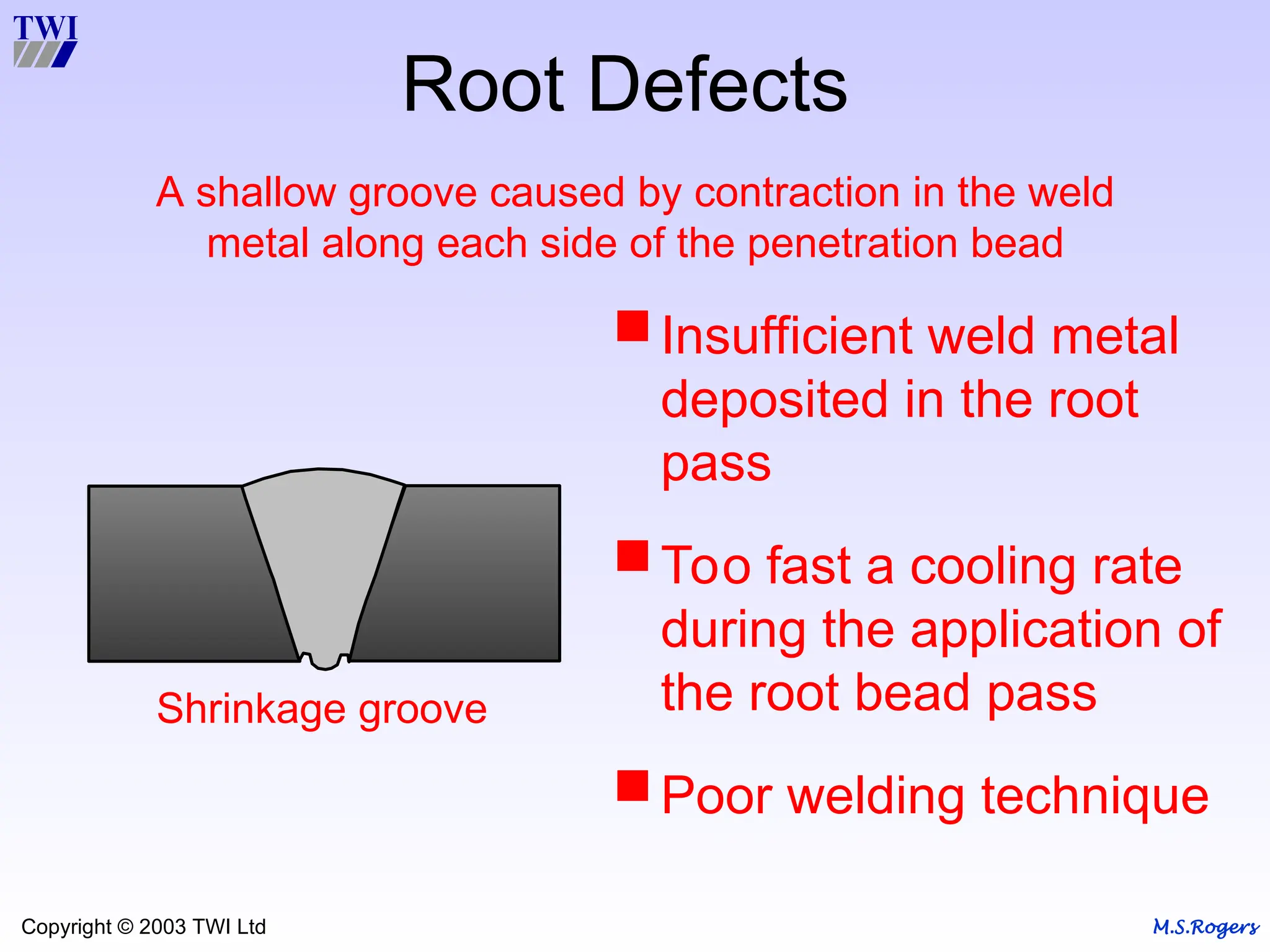 WIS5 DEFECT.ppt - Welding Inspection - TWI | PPT