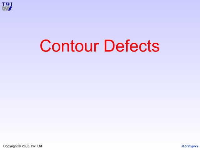 WIS5 DEFECT.ppt - Welding Inspection - TWI | PPT