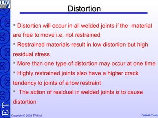 Wis5 stress and distortion 15 | PPT