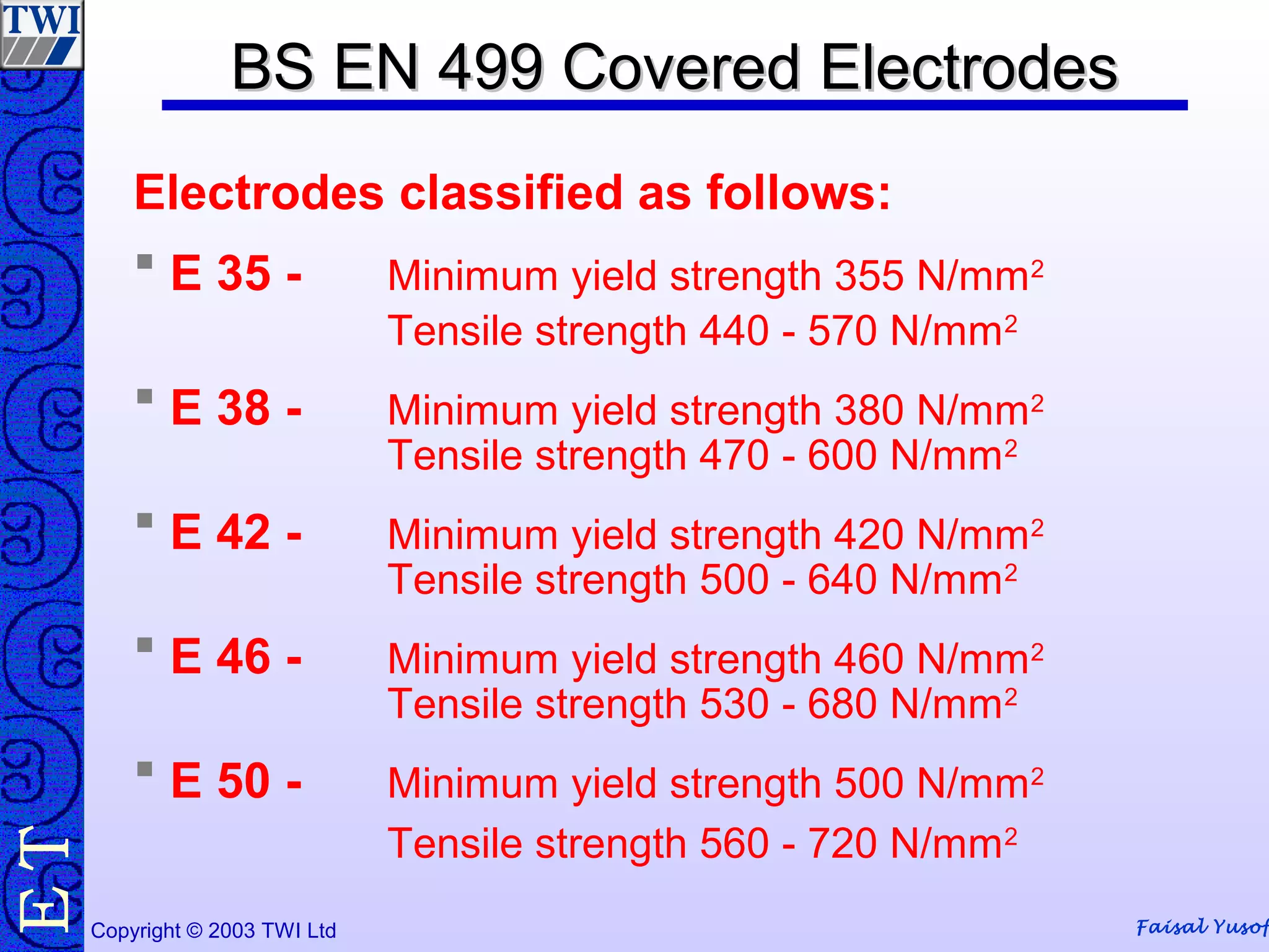 Wis5 welding consumables 18 | PPT