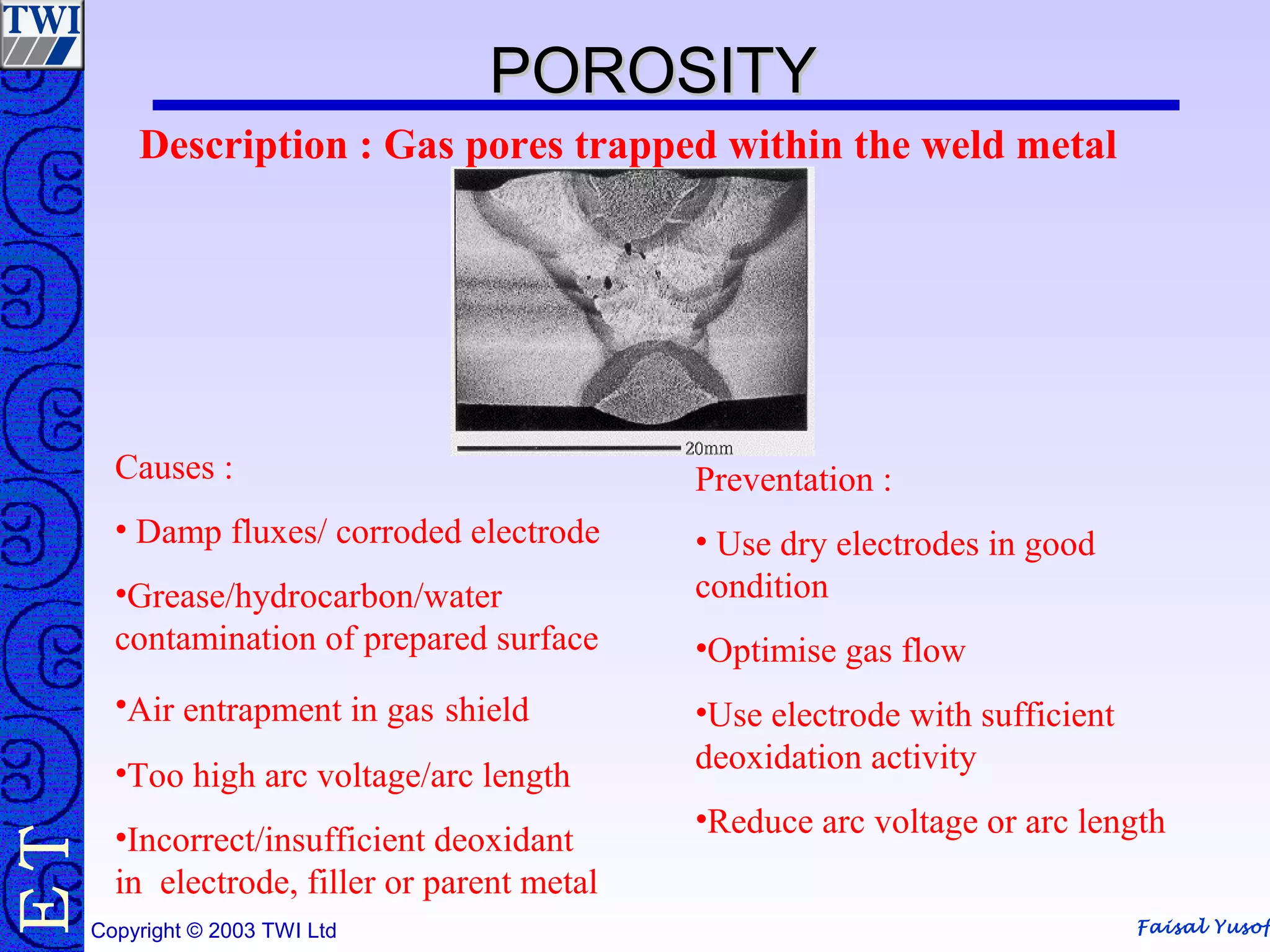 Wis5 welding defects 02 | PPT