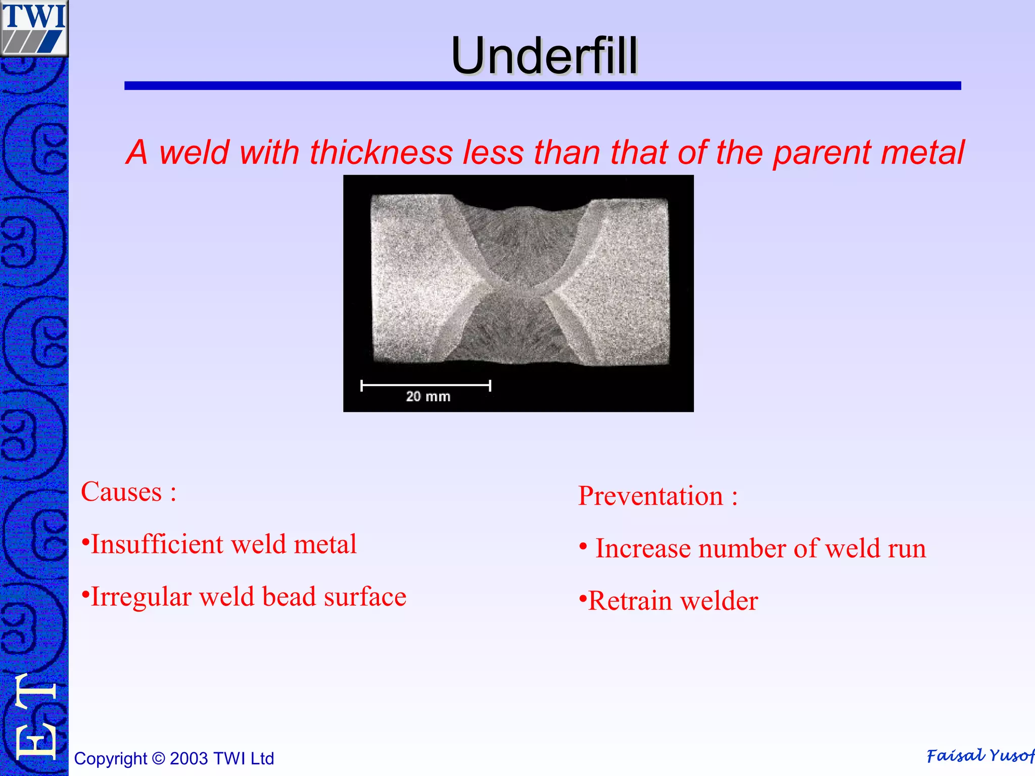 Wis5 welding defects 02 | PPT