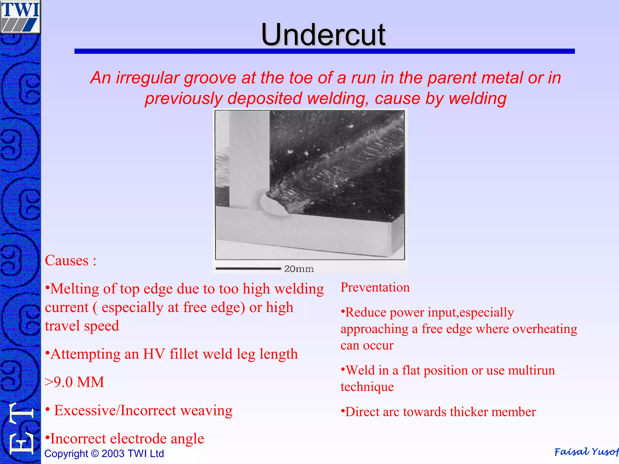 Wis5 welding defects 02 | PPT