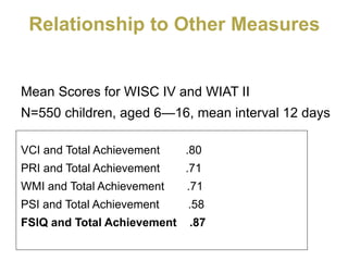 WISC-IV Introduction Handout.ppt