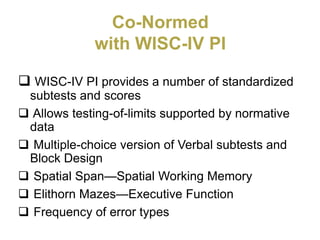 WISC-IV Introduction Handout.ppt