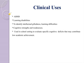 WISC-V. for understanding and mutual learning | PPTX