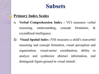 WISC-V. for understanding and mutual learning | PPTX