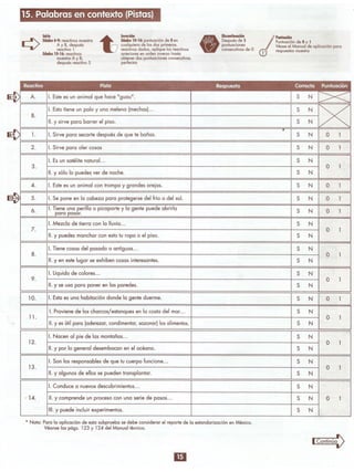 Protocolo de Registro y Anotación del WISC IV incluyendo BUSQUEDA DE ...