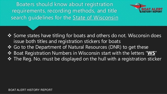Wisconsin boat registration | PPT