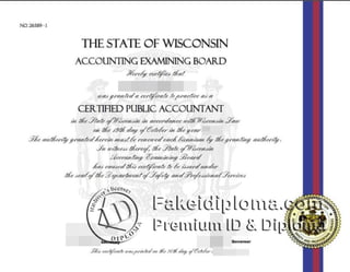 Wisconsin CPA certificate | PDF