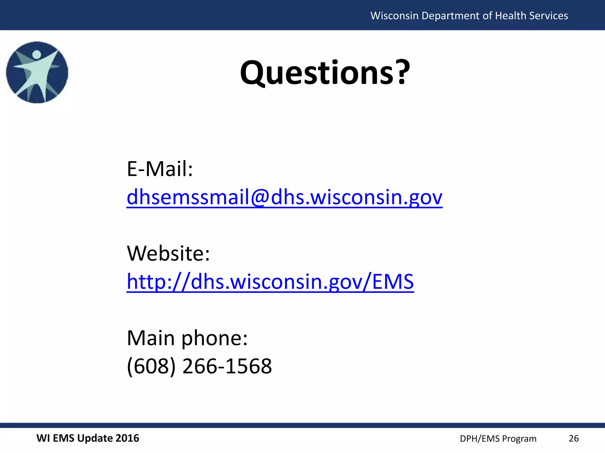Wisconsin EMS - James Newlun | PPT