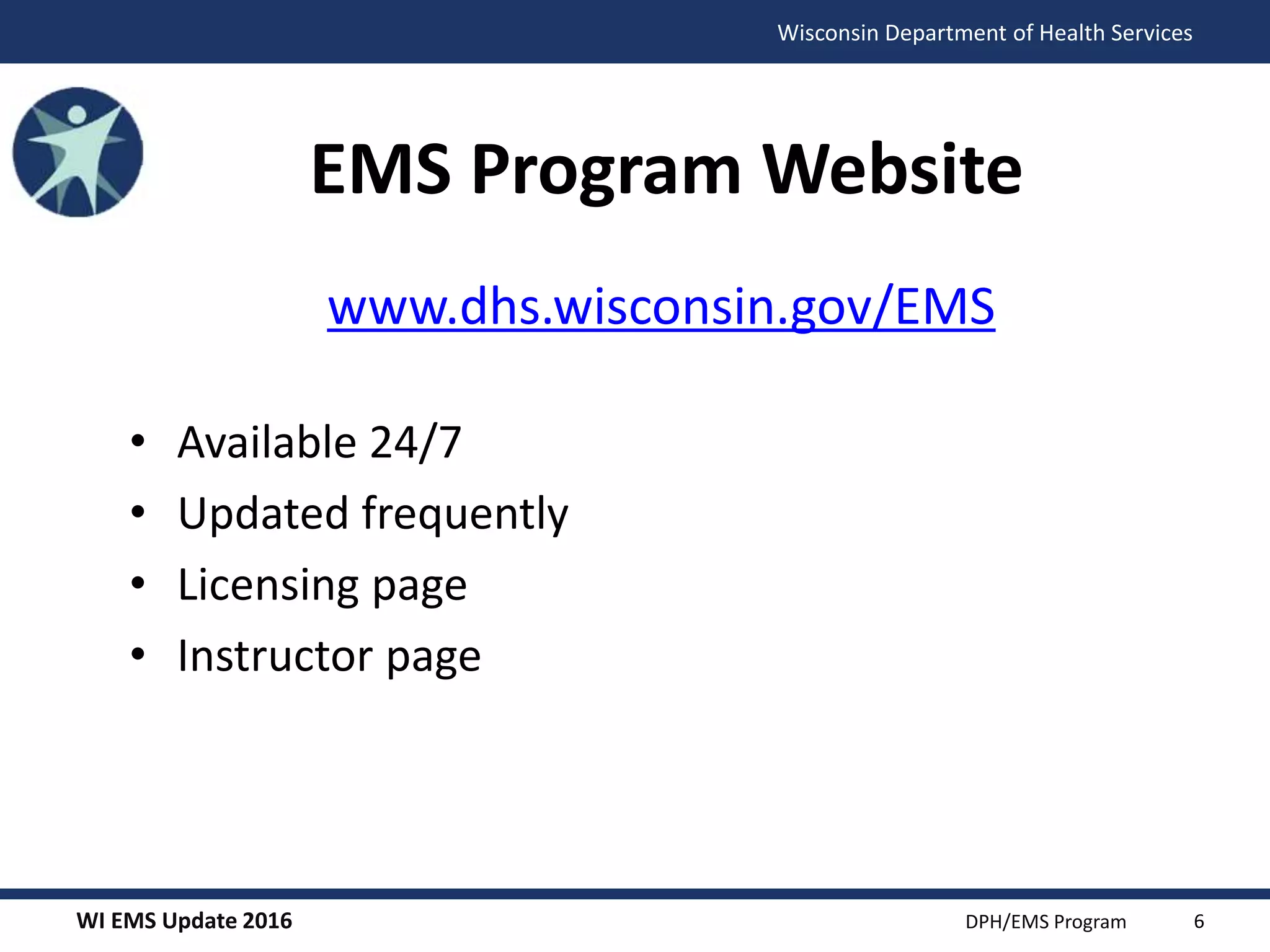Wisconsin EMS - James Newlun | PPT