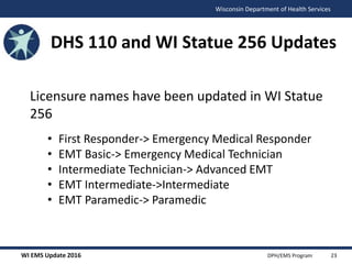 Wisconsin EMS - James Newlun | PPT