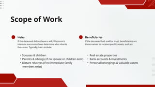 Wisconsin Probate for Heirs & Beneficiaries: What to Expect | PPTX