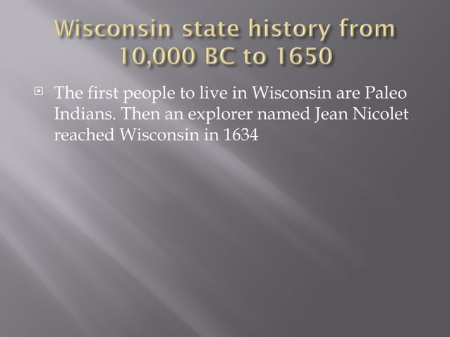 Wisconsin slideshow | PPT