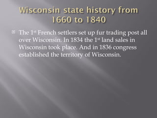 Wisconsin slideshow | PPT