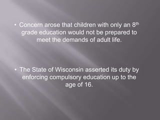 Wisconsin v Yoder | PPT