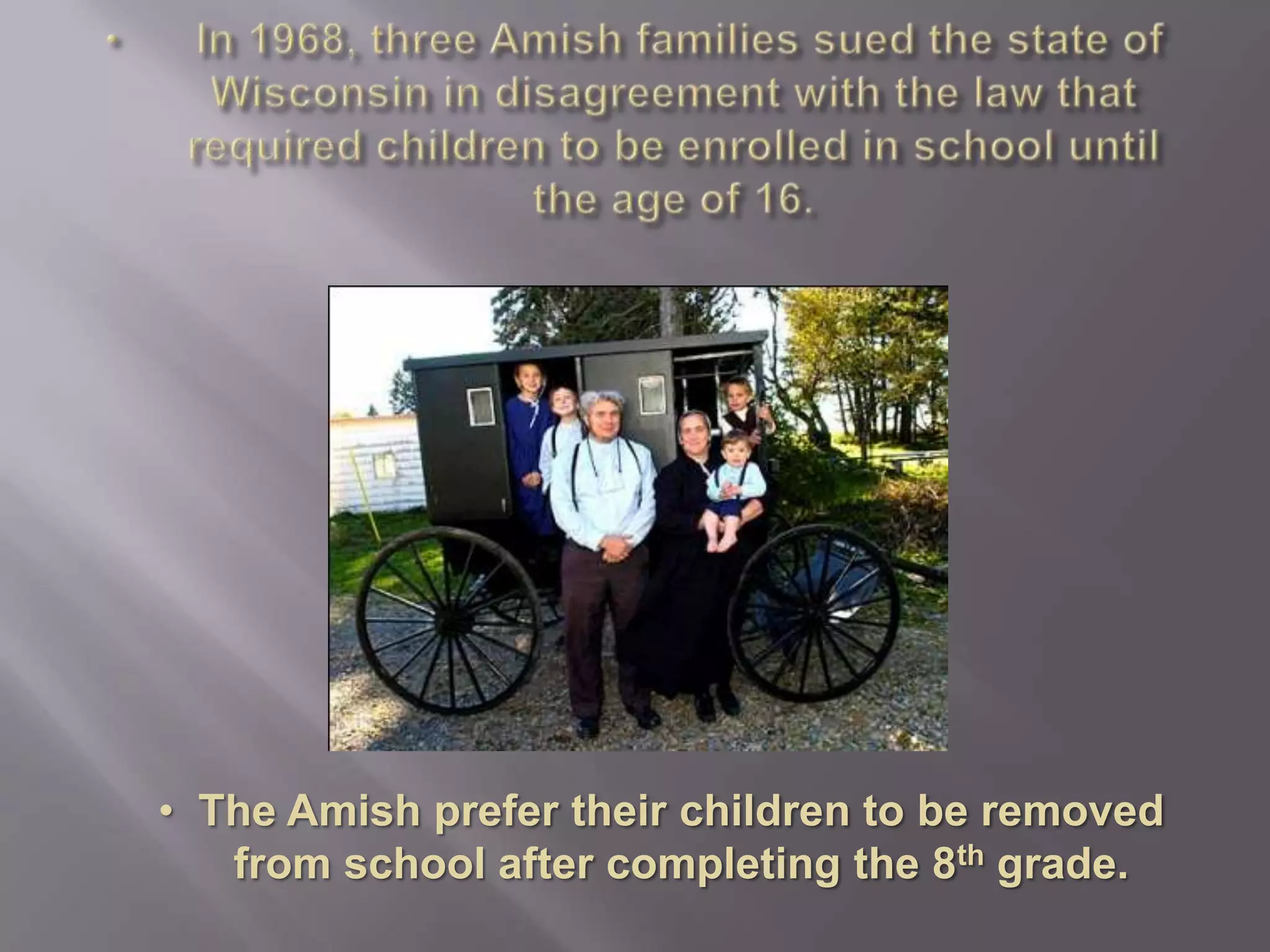 Wisconsin v yoder | PPTX