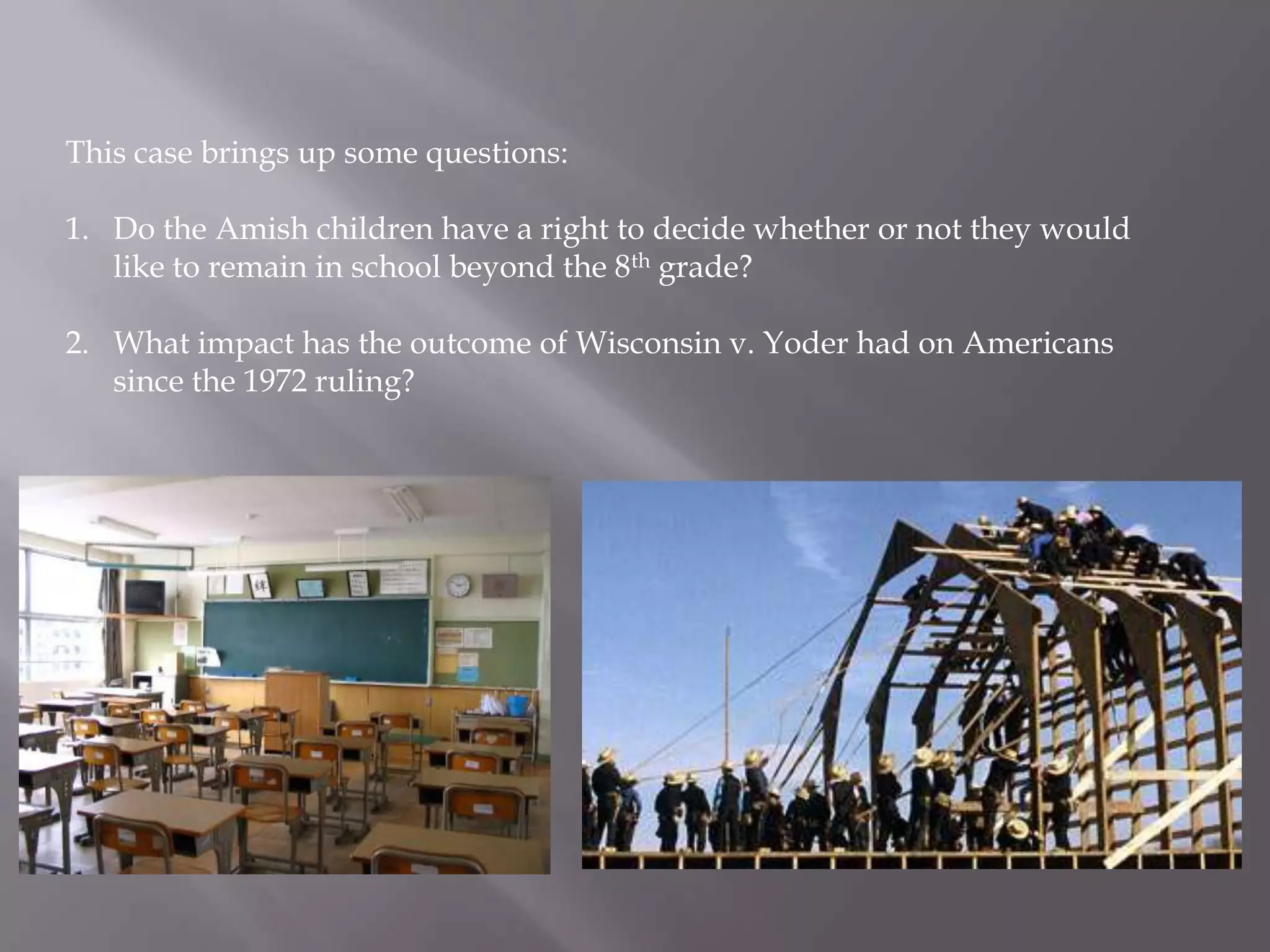 Wisconsin v yoder | PPT