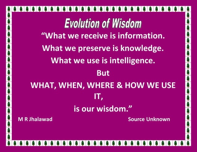Evolution of Wisdom | DOCX