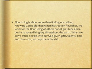 The Art of Flourishing | PPTX