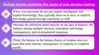 Concept of Wisdom | PPTX