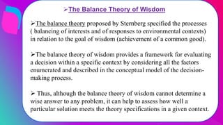 Concept of Wisdom | PPTX