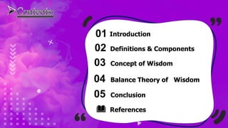 Concept of Wisdom | PPTX