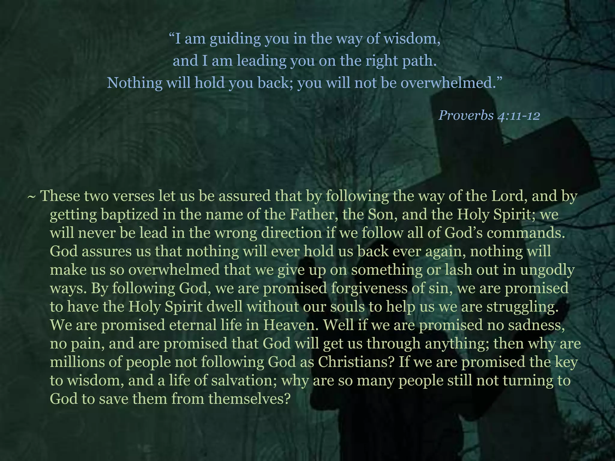 Wisdom gives life | PPTX