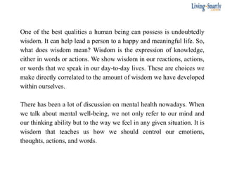 Wisdom in Action | PPTX