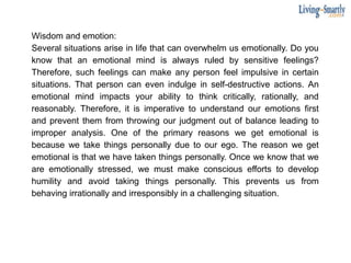 Wisdom in Action | PPTX