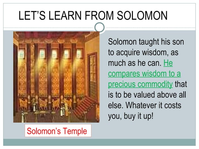 The 7 Pillars of Wisdom | PPT
